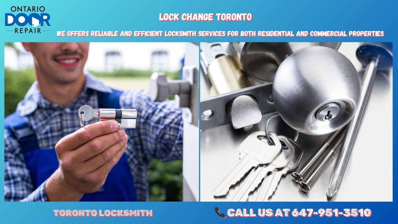 Toronto Lock Change | Ontario Door Repairs company offering lock change ...